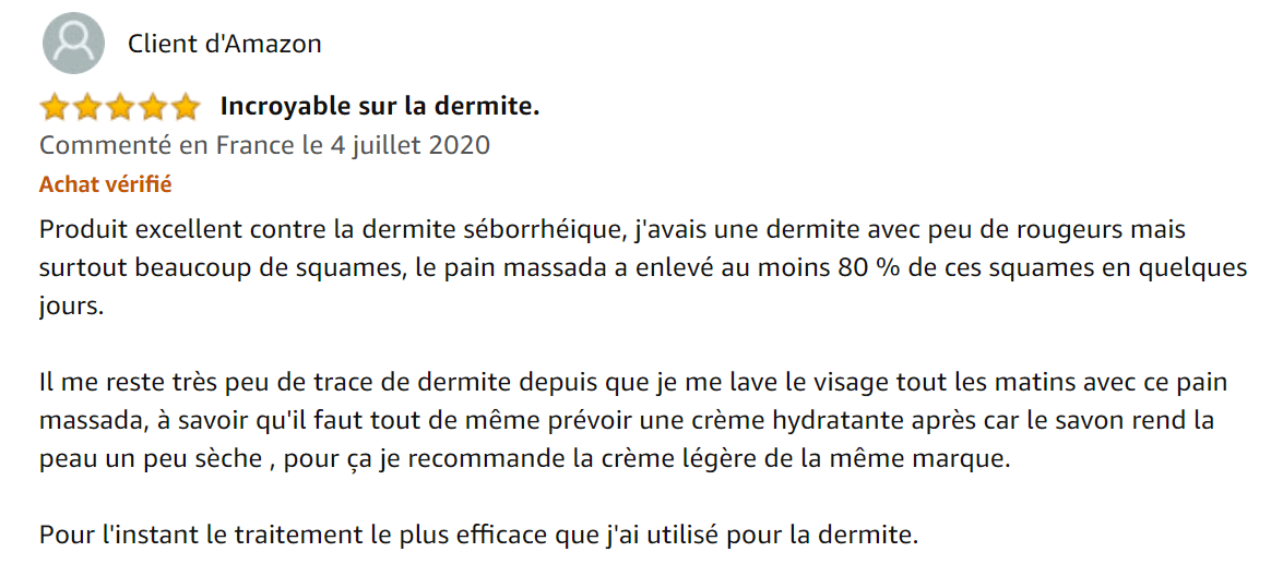 Dermite séborrhéique, Massada et sels de la Mer Morte, l'évidence