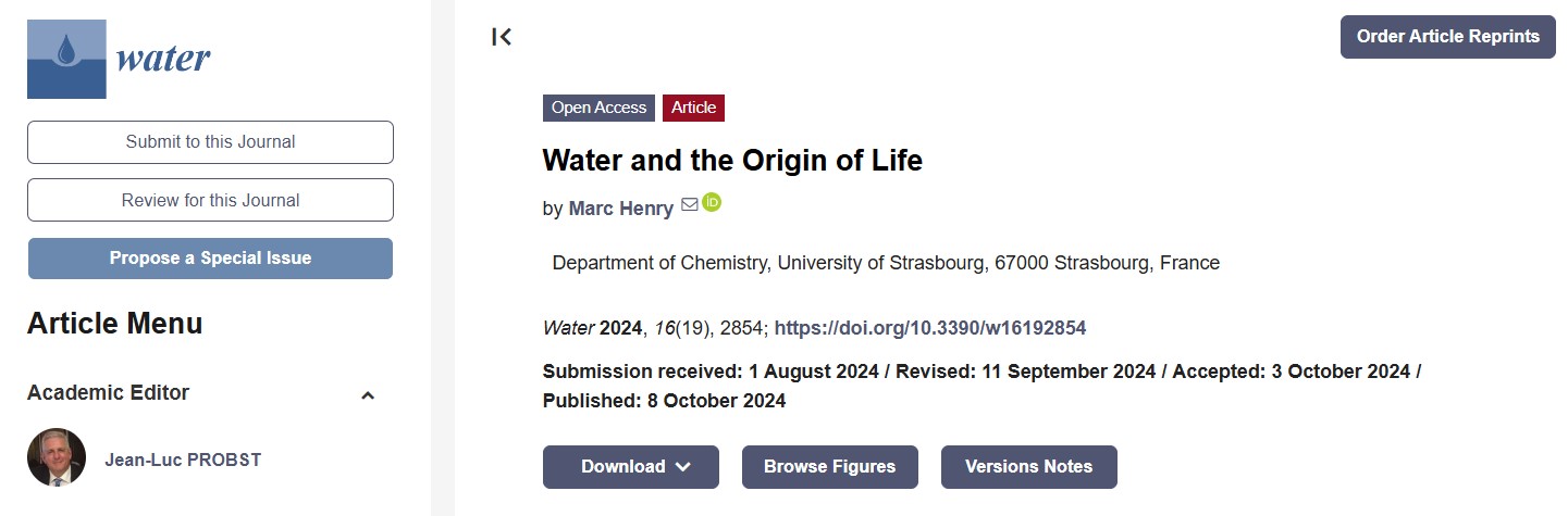 Le Professeur Marc Henry nous a quittés - Le blog de Bernard Sudan